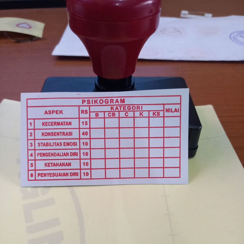 Jual STEMPEL PSIKOGRAM STEMPEL FLASH STEMPEL TANPA BANTALAN | Shopee ...