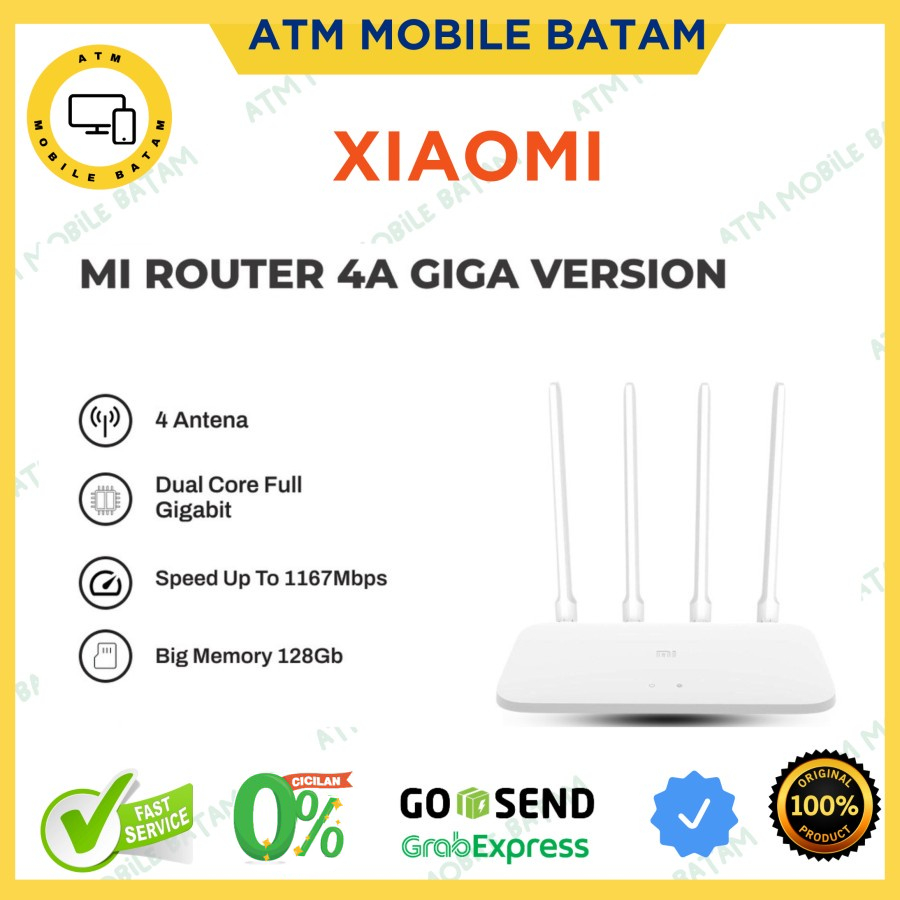 Jual MI WiFi Router 4A Giga Version-Garansi Resmi | Shopee Indonesia