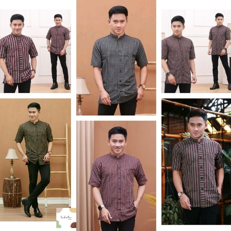 Jual BAJU ADAT KEMEJA LURIK ADAT JAWA HEM LURIK PAKAIAN ADAT JAWA HEM ...