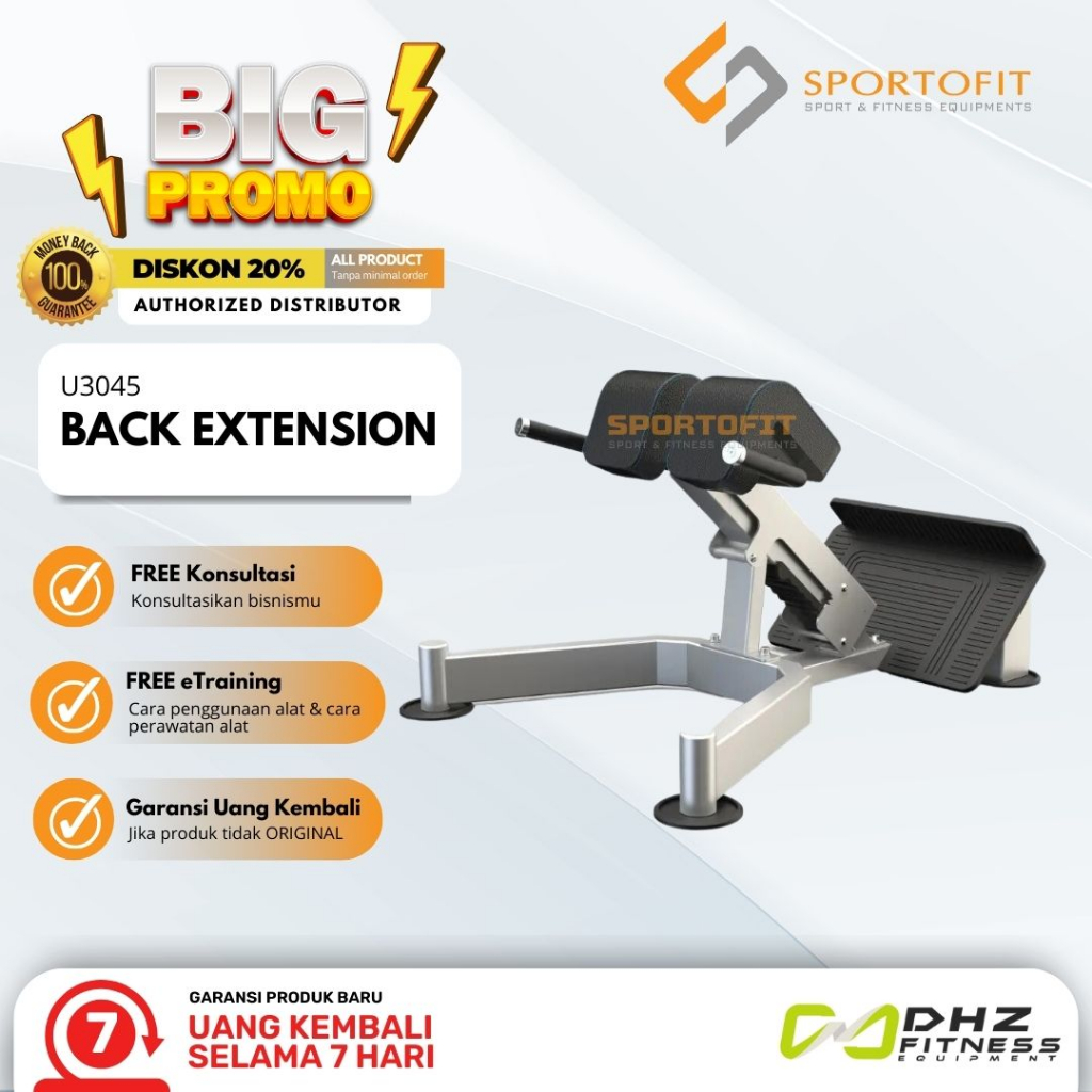 Jual Back Extension U3045 DHZ | HyperExtension | Authorized Distributor | Shopee Indonesia