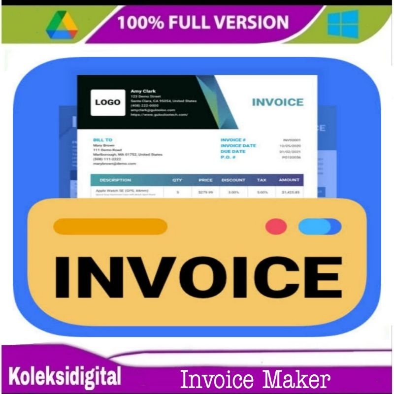 Jual Software Invoice membuat tagihan Faktur/Nota di android | Shopee ...