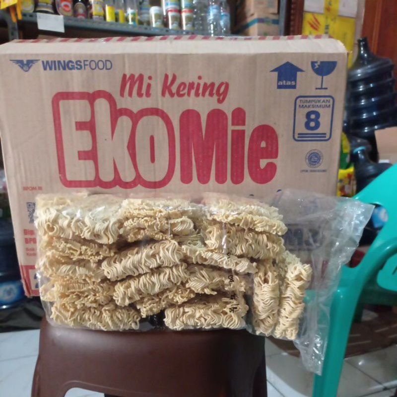 Jual Mie EKO 3kg_Mie Kering isi 3pack@1kg_WingsFood | Shopee Indonesia