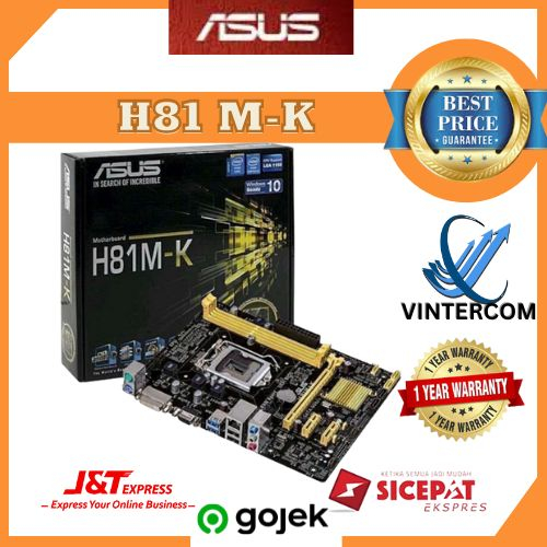Jual MOTHERBOARD ASUS H81 LGA 1150 - motherboard asus h81m-k | Shopee Indonesia