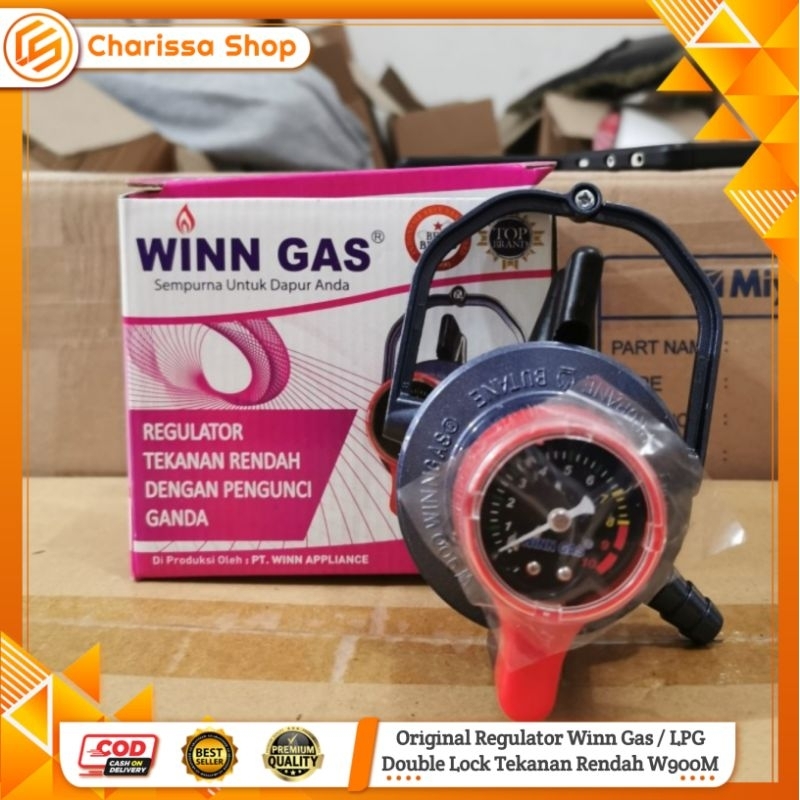 Jual Original Regulator Winn Gas / LPG Double Lock Tekanan Rendah W900M ...