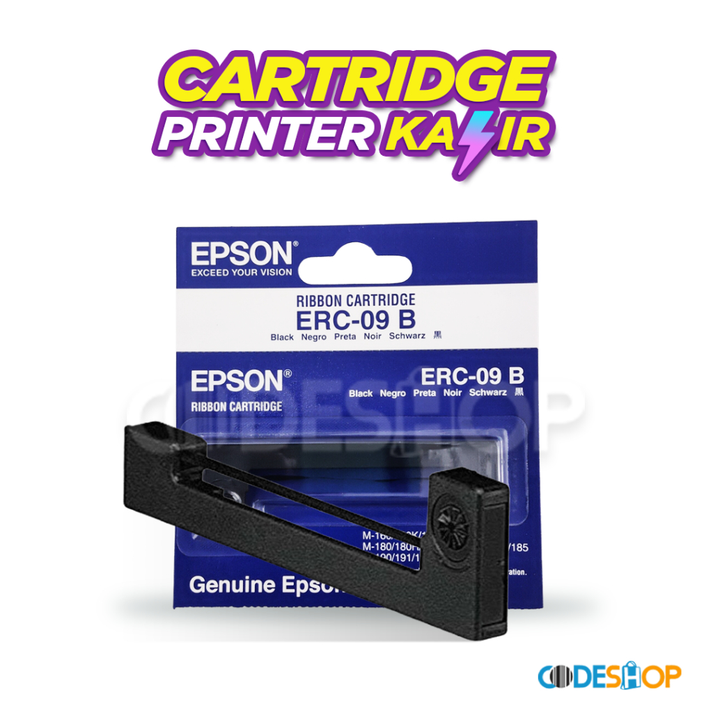Jual Cartridge Tinta Epson ERC-09 Black / Purple | Shopee Indonesia