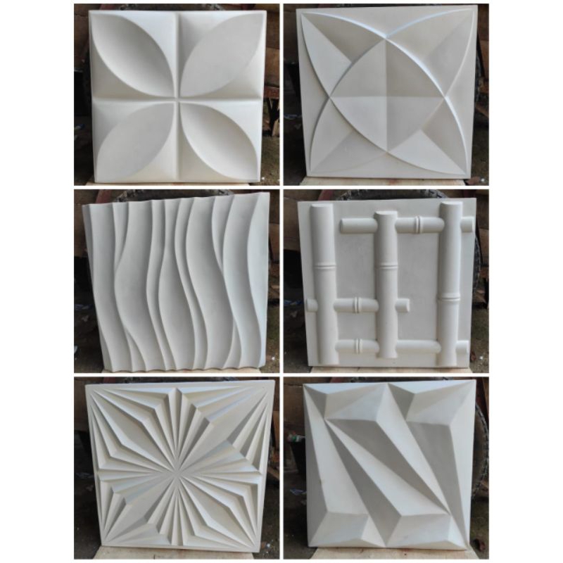 Jual wallpanel 3D beton/ ornamen dinding tempel/ roster tempel(harga ...