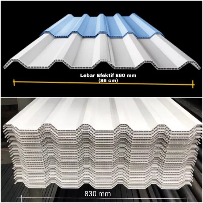 Jual ATAP UPVC ALDERON 830 (Lebar Efektif 83cm) | Shopee Indonesia