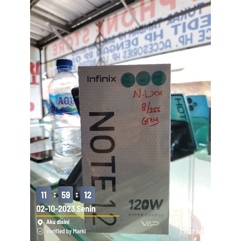 Jual INFINIX NOTE 12 VIP NFC 8+5/256 HELIO G99 6nm 120w (NEW) | Shopee ...