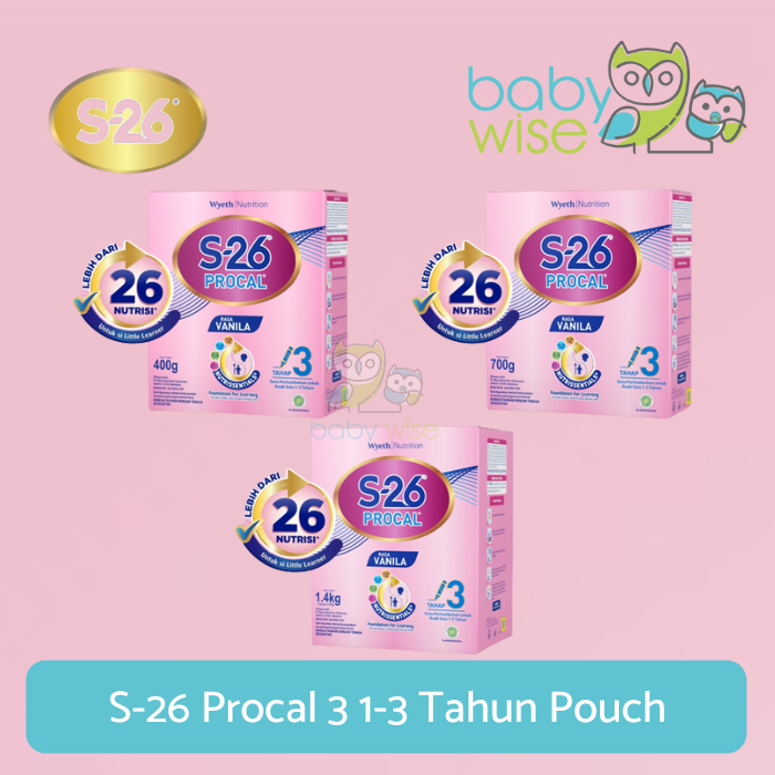 Jual S-26 Procal 3 1-3 Tahun Pouch - Susu Formula Anak | Shopee Indonesia