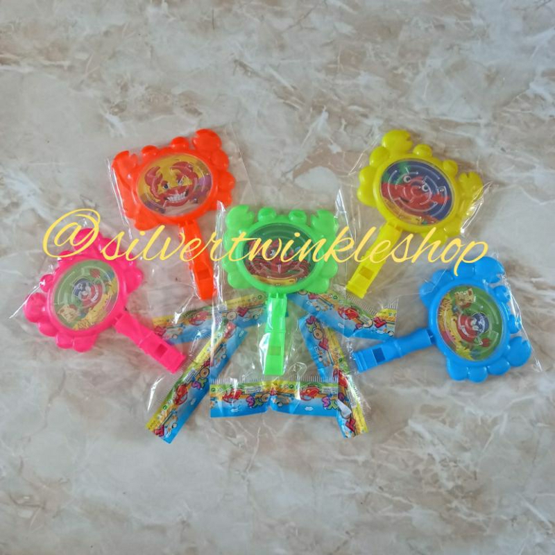 Jual Mainan edukasi anak peluit kepiting pinball pin ball labirin maze ...