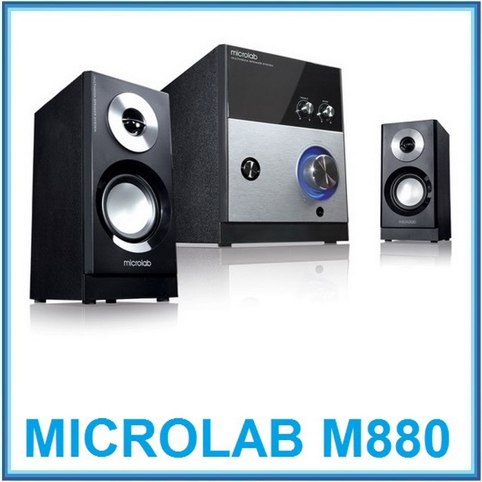 Jual Microlab M880 59 Watt RMS Multimedia Speaker Komputer PC | Shopee ...