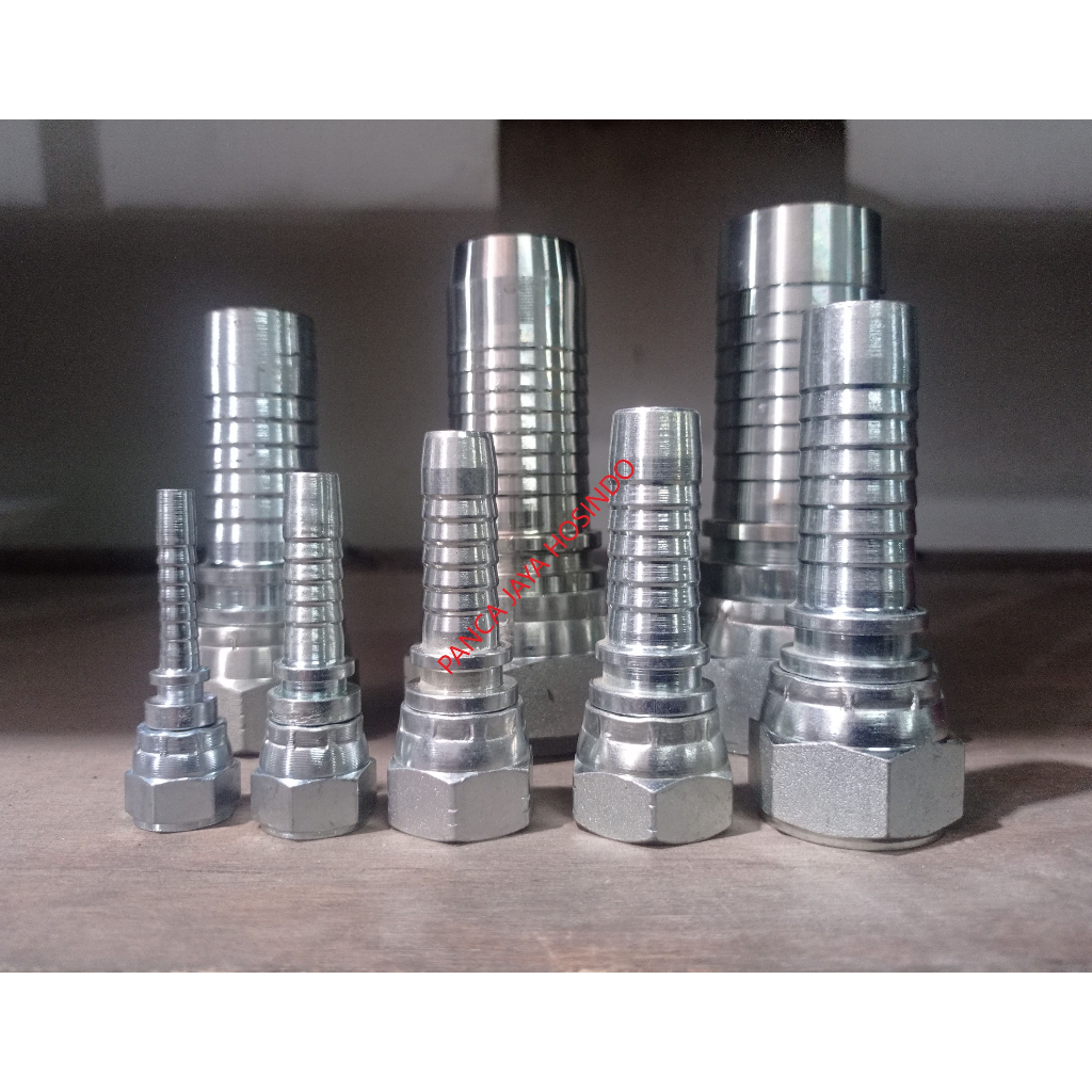 Jual FITTING HOSE HYDRAULIC 1 INC NJ / JIC FEMALE 37° CONE SEAT SINGLE ...