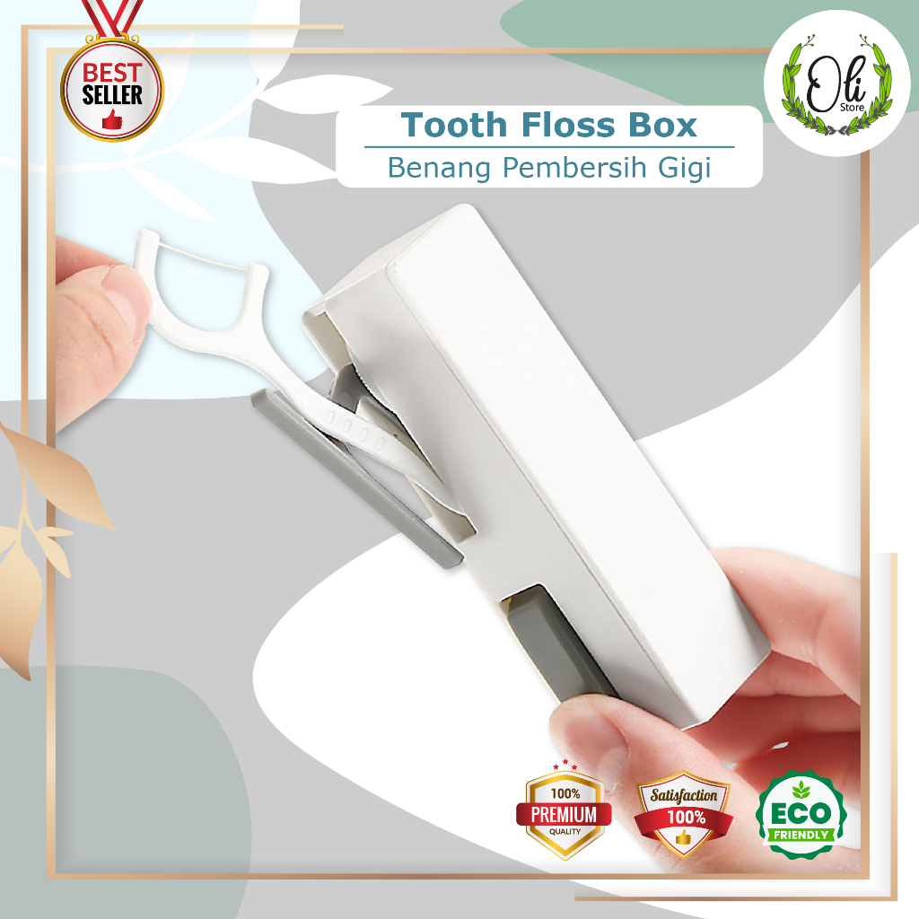 Jual DENTAL FLOSS BENANG GIGI PORTABLE BOX PEMBERSIH SELA GIGI ...