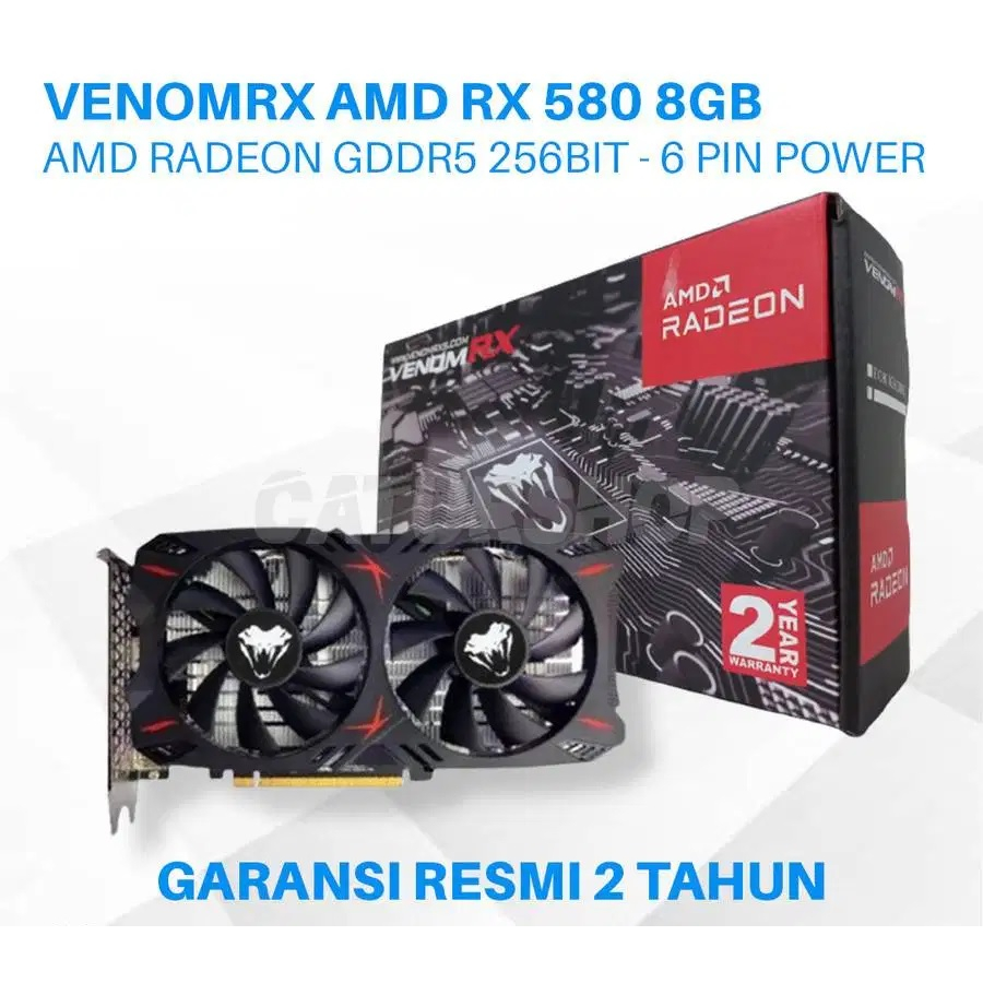 Jual VGA Radeon RX580 RX 580 8GB 256bit GDDR5 VenomRX Venom RX | Shopee Indonesia