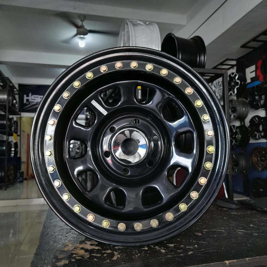 Jual VELG MOBIL HSR BEADLOCK MOKUPO R16 H6 buat pajero land cruiser ...