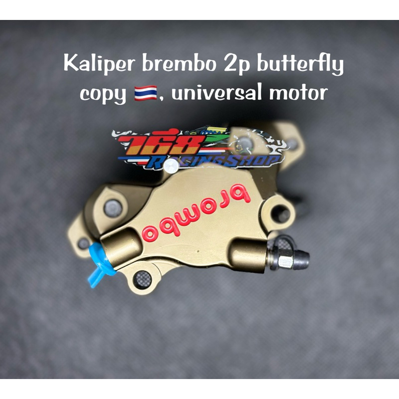 Jual Kaliper brombo/brcmbo butterfly 2p cnc universal motor original thailand | Shopee Indonesia
