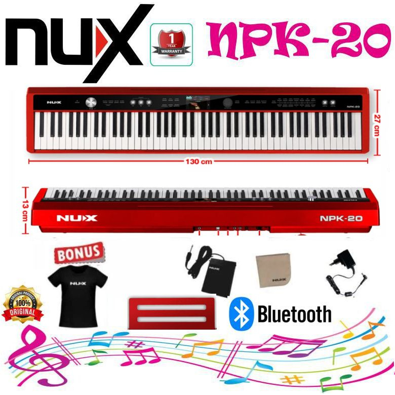 Jual Nux NPK20 Digital Piano 88 keys Hammer-Action Digital Piano Nux ...
