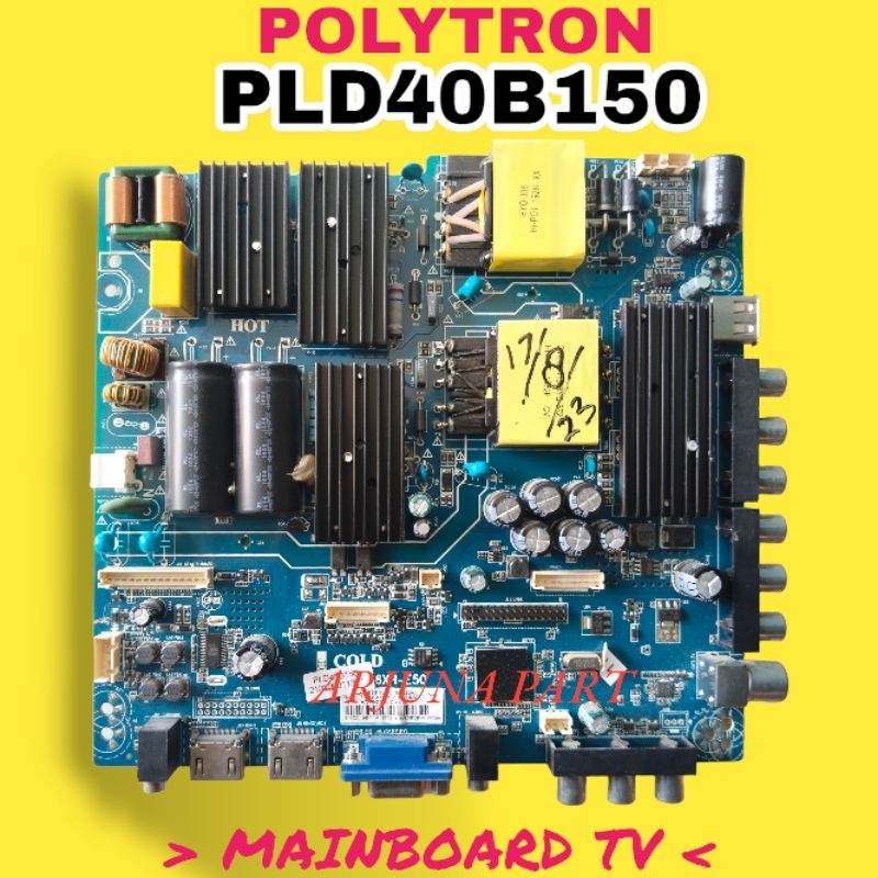 Jual MAINBOARD TV POLYTRON PLD40B150 / MB TV POLYTRON PLD40B150 / MESIN ... Jual MAINBOARD TV POLYTRON PLD40B150 / MB TV POLYTRON PLD40B150 / MESIN ...