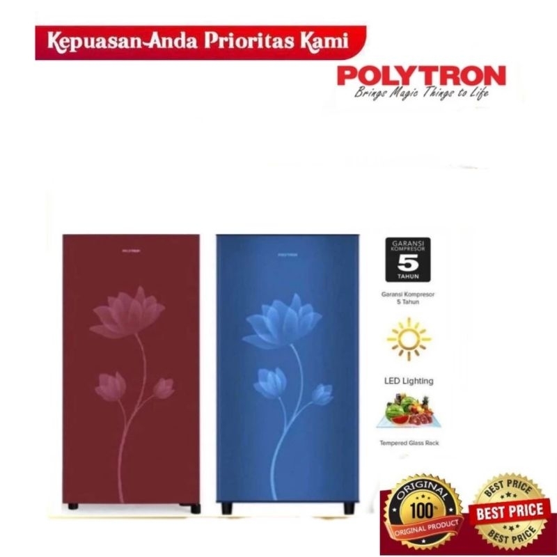 Jual kulkas 1pintu polytron tipe prb 189 | Shopee Indonesia