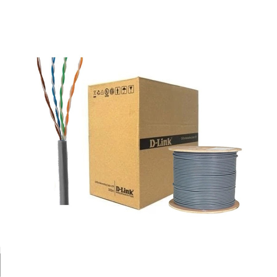 Jual Kabel Lan Dlink UTP CAT 6 Indoor 300M - Dlink | Shopee Indonesia