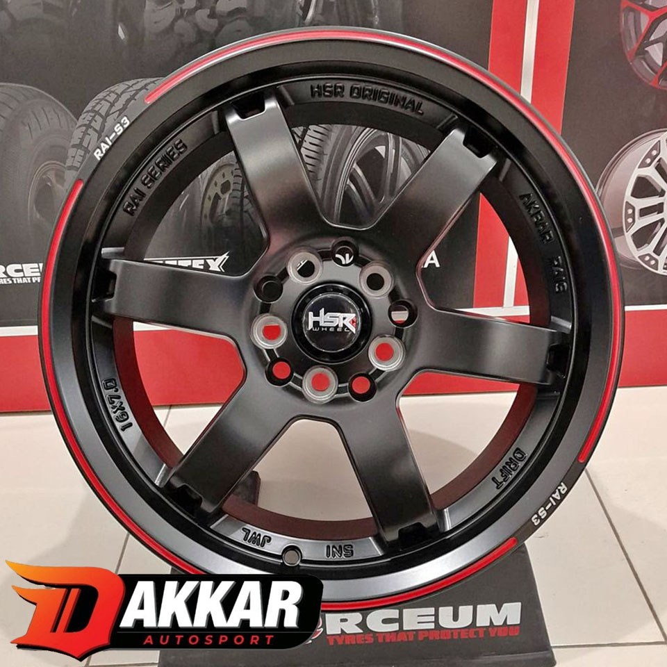 Jual velg mobil murah ring 16 lebar 7 et42 cocok untuk ertiga brv terios xpander hrv civic veloz ...