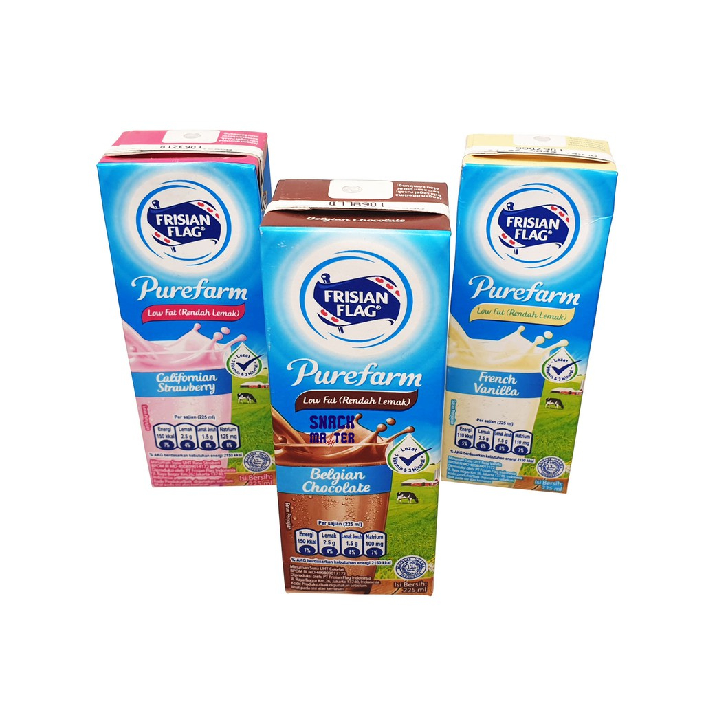 Jual Susu UHT Frisian Flag Low Fat - Netto 225 ml | Shopee Indonesia