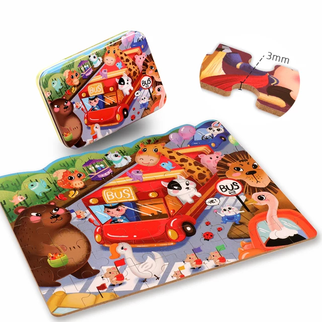Jual Jigsaw Puzzle Kemasan Box 22 Hingga 63 Kepingan Sesuai Variasi ...