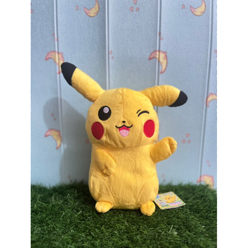 Jual Boneka Plush Pokemon Pikachu kedip Original Banpresto | Shopee ...