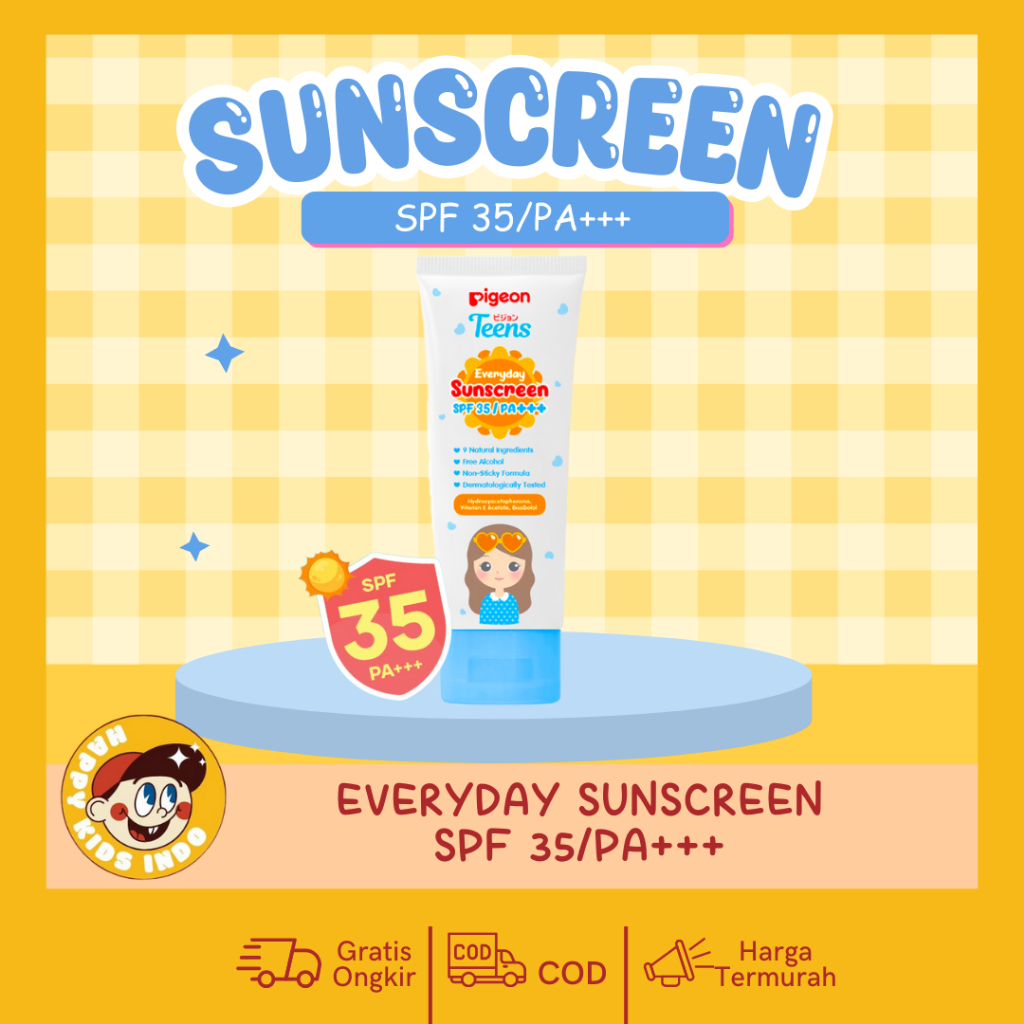 Jual PIGEON TEENS SUNSCREEN WAJAH SPF 35 PA+++ REMAJA - NO STICKY ...