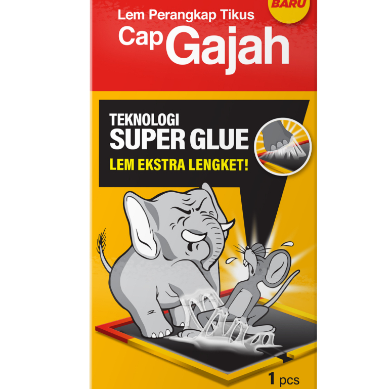Jual LEM TIKUS LEM PERANGKAP TIKUS CAP GAJAH | Shopee Indonesia