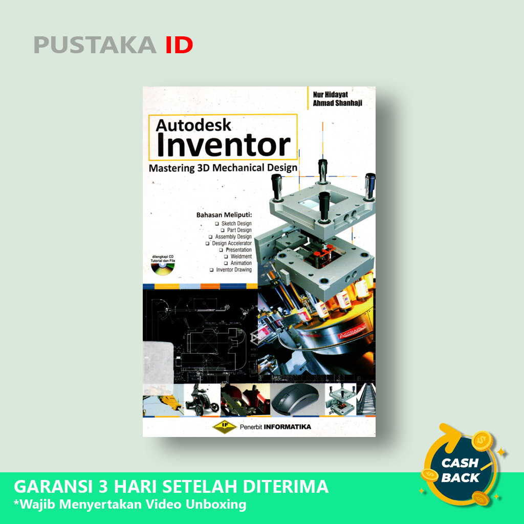 Jual Buku Autodesk Inventor Mastering 3D Mechanical Design - Original | Shopee Indonesia
