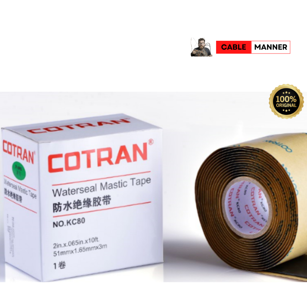 Jual COTRAN RUBBER / isolasi rubber waterseal Cotran Mastic Tape KC80 ...