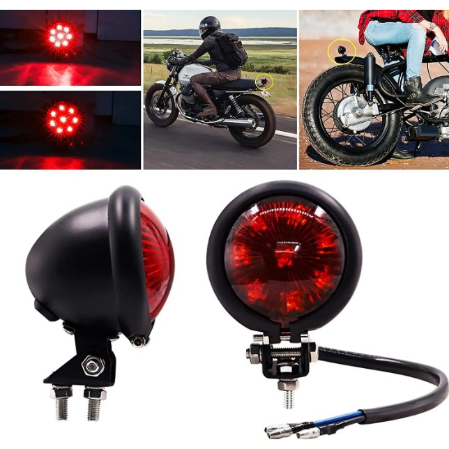 Jual Lampu Stoplamp Belakang Rem Led Motor Kawasaki W175 Benelli Harley ...