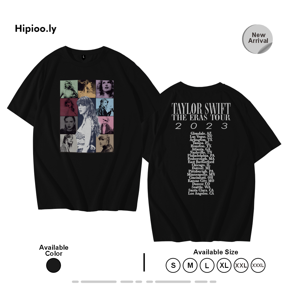 Jual KAOS TAYLOR SWIFT THE ERAS TOUR | KAOS POP ROCK | KAOS MUSIK ...