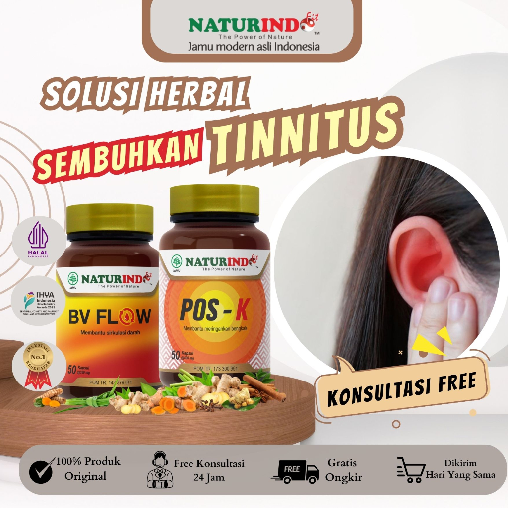 Jual Obat Tinnitus Telinga Gangguan Syaraf Telinga Berdengung ...