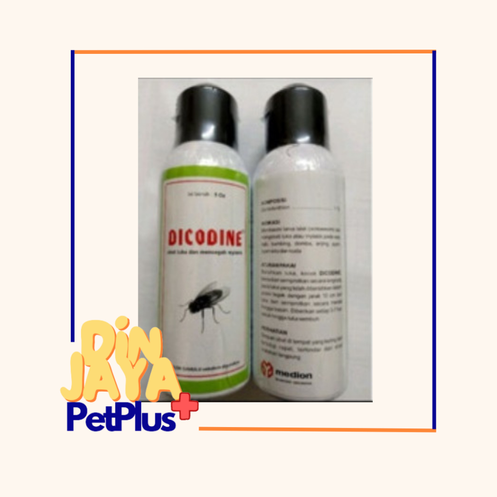 Jual DICODINE SPRAY - OBAT LUKA TERBUKA HEWAN BEBAS LALAT | Shopee ...