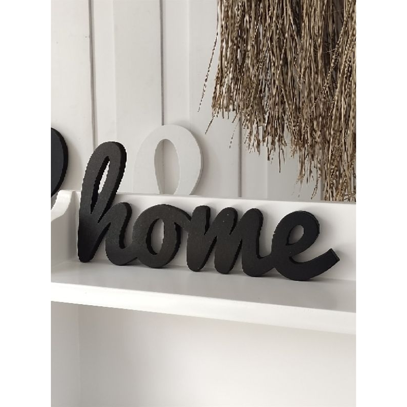 Jual Standing Wood Sign Home / Tulisan Home | Shopee Indonesia