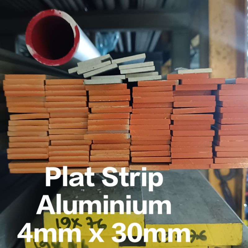 Jual Plat Strip Aluminium 4mm x 30mm x 700mm | Shopee Indonesia