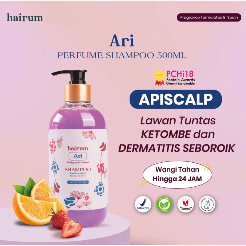 Jual Hairum Ari Shampoo Parfum / Perfume Ekstrak Apiscalp | Shopee ...
