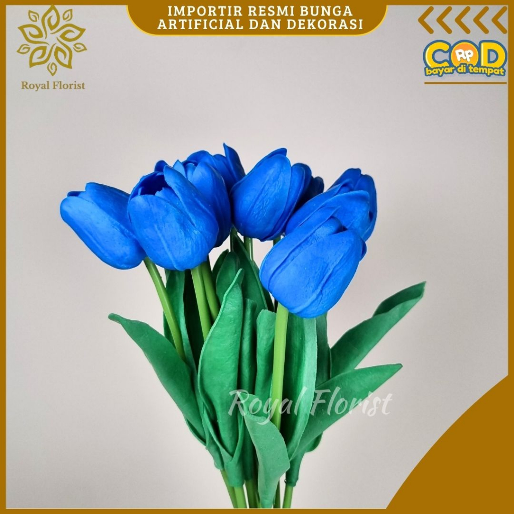Jual Bunga Tulip Latex Premium/Bunga Hias Artificial/Bunga Mawar Tulip ...