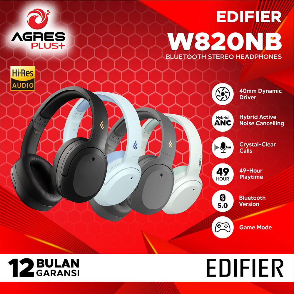 Jual EDIFIER W820NB 820NB Plus Wireless Bluetooth 5.2 Hi-Res Headphone ...