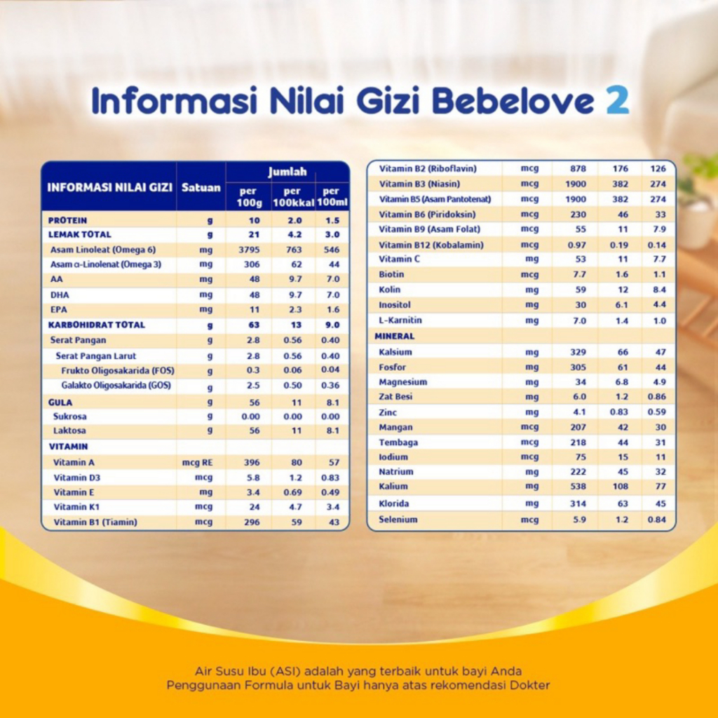 Jual Bebelove 2 HIQ-EQ Susu Formula Bayi 6-12 bulan 800gr/1800gr ...