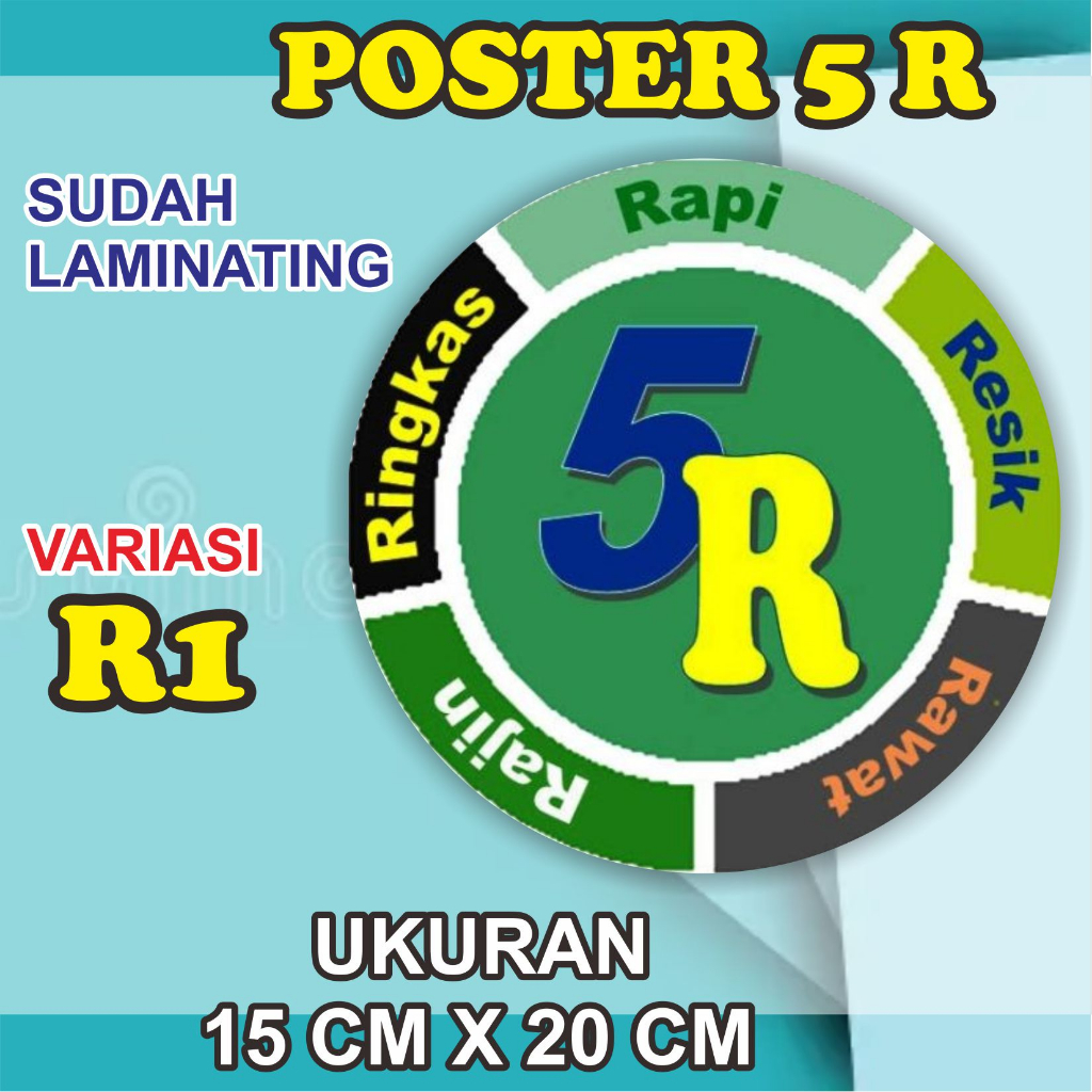 Jual POSTER 5R COCOK UNTUK GUDANG FASILITAS KESEHATAN | Shopee Indonesia