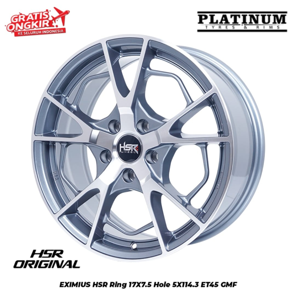 Jual VELG MOBIL R17 HSR EXIMIUS RING17 PELEK MOBIL INNOVA ZENIX XL7 ...