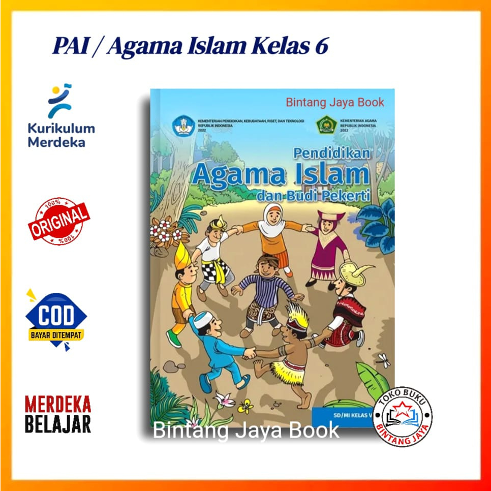 Jual Buku Siswa PAI (Pendidikan Agama Islam dan Budi Pekerti) Kelas 6 SD/MI Kurikulum Merdeka ...