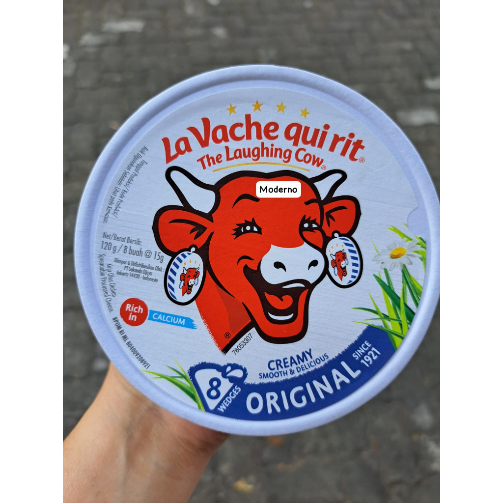 Jual Keju sapi ceria The Laughing Cow 8P Original 120 Gr | Shopee Indonesia