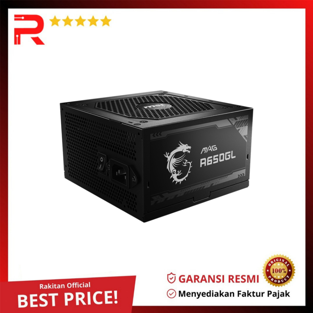 Jual PSU MSI MAG A650GL 650W 80 Plus Glod Full Modular - Power Supply ...