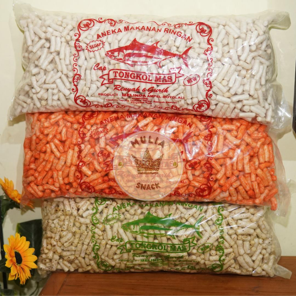 Jual 500 GRAM Stik kerupuk tongkol/ krupuk stik tongkol | Shopee Indonesia