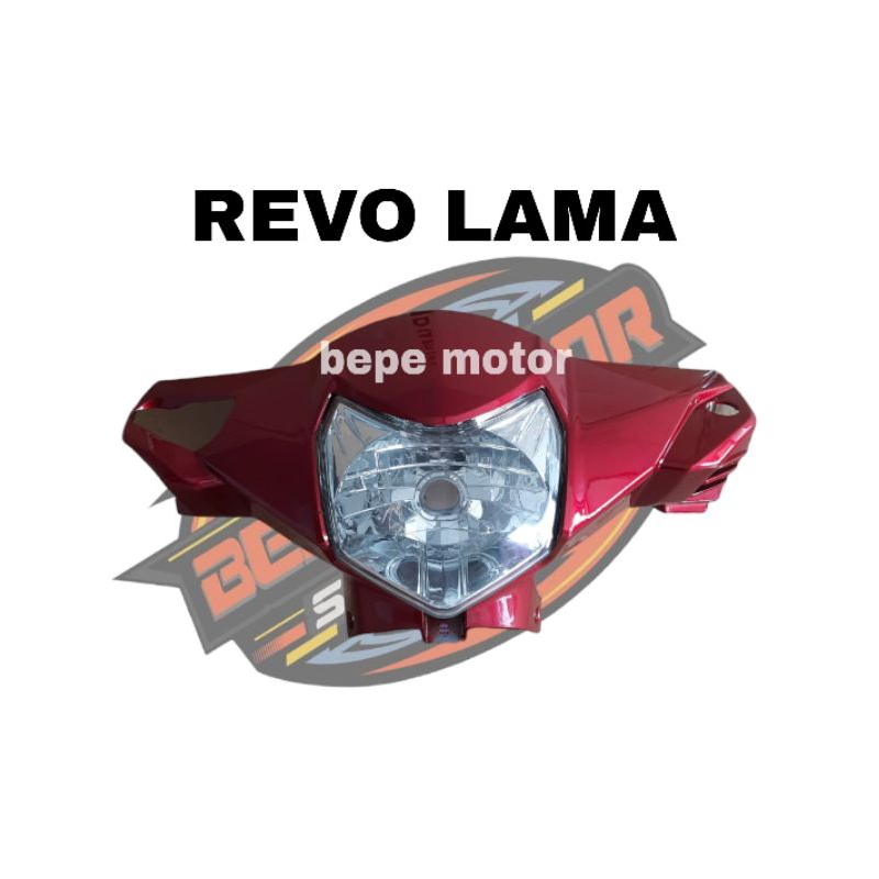 Jual BATOK DEPAN SET LAMPU HONDA REVO LAMA REVO 100 CC WARNA MERAH ...