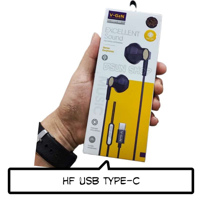 Jual Handset V-gen type C VEP1-38 & VEP1-39 | Shopee Indonesia